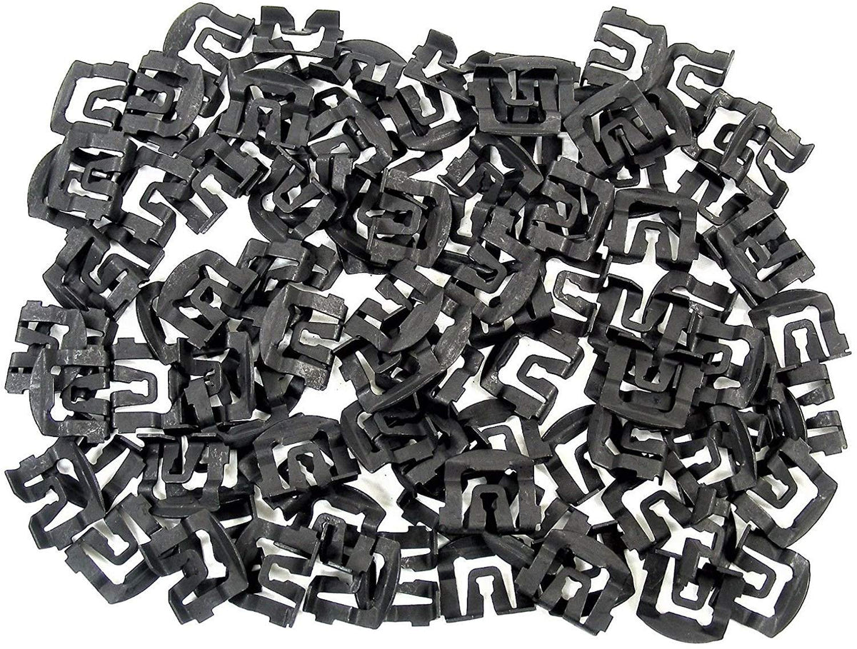Ford Windshield & Rear Window Trim Molding Clips- 1965-1993- Qty.100 ...