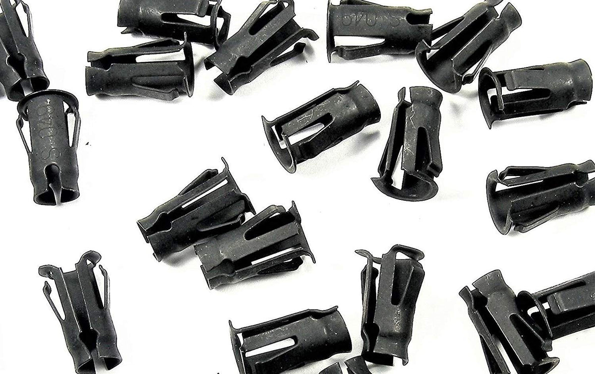 Emblem & Trim Tubular Barrel Nuts Fit 7/32" Hole-3/16" Stud (Qty-25 ...