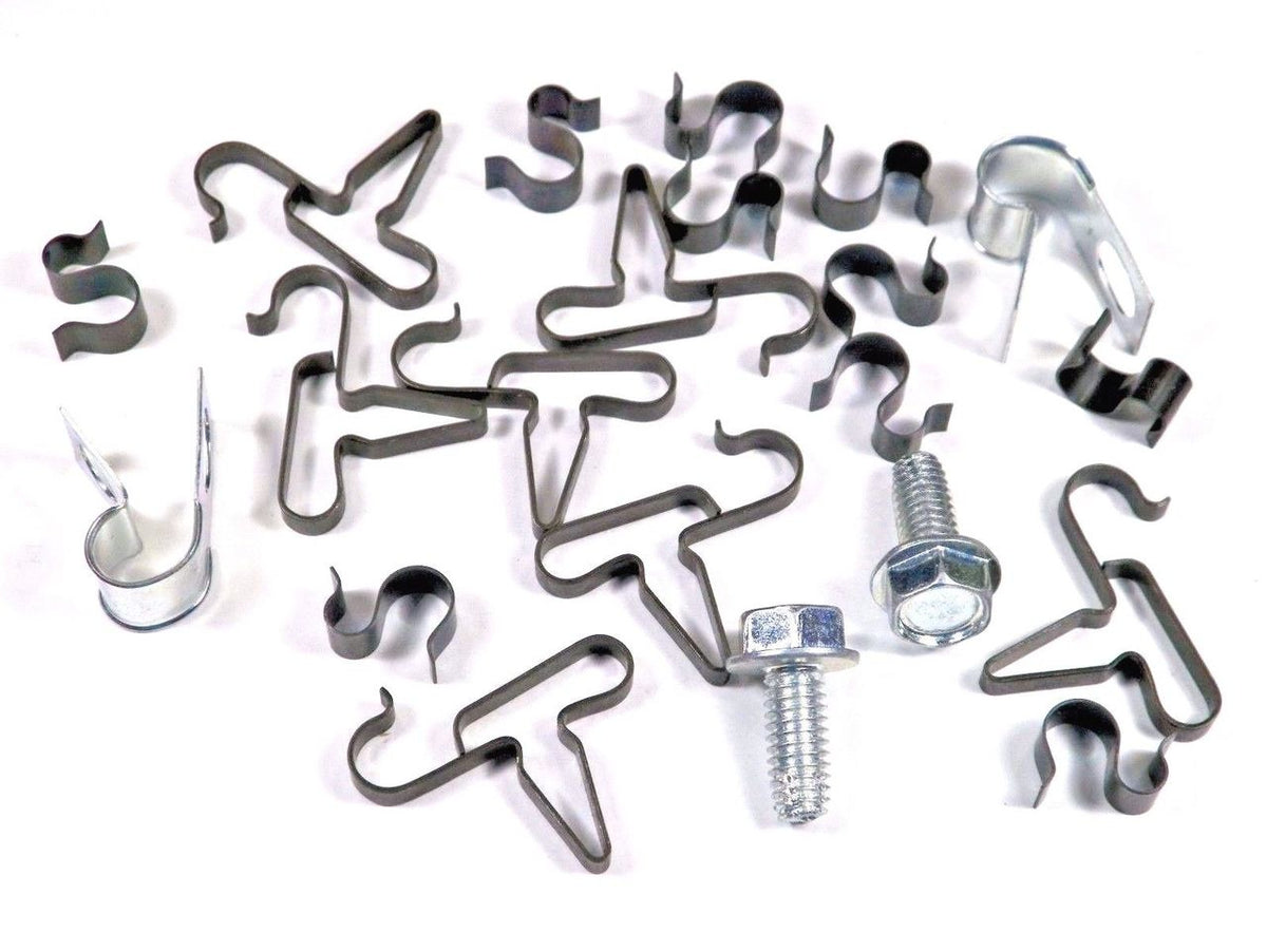 Mopar Fuel Line Clips Set 68-70 B Body 3/8 w/ 1/4 Return Satellite Cha ...