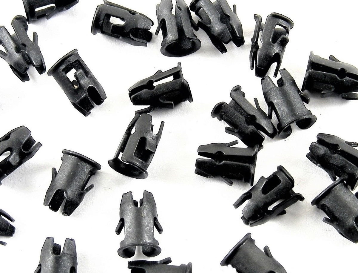 Emblem & Trim Barrel Clips Tubular Nuts Fit 3/16" Hole 5/32" Stud Qty ...