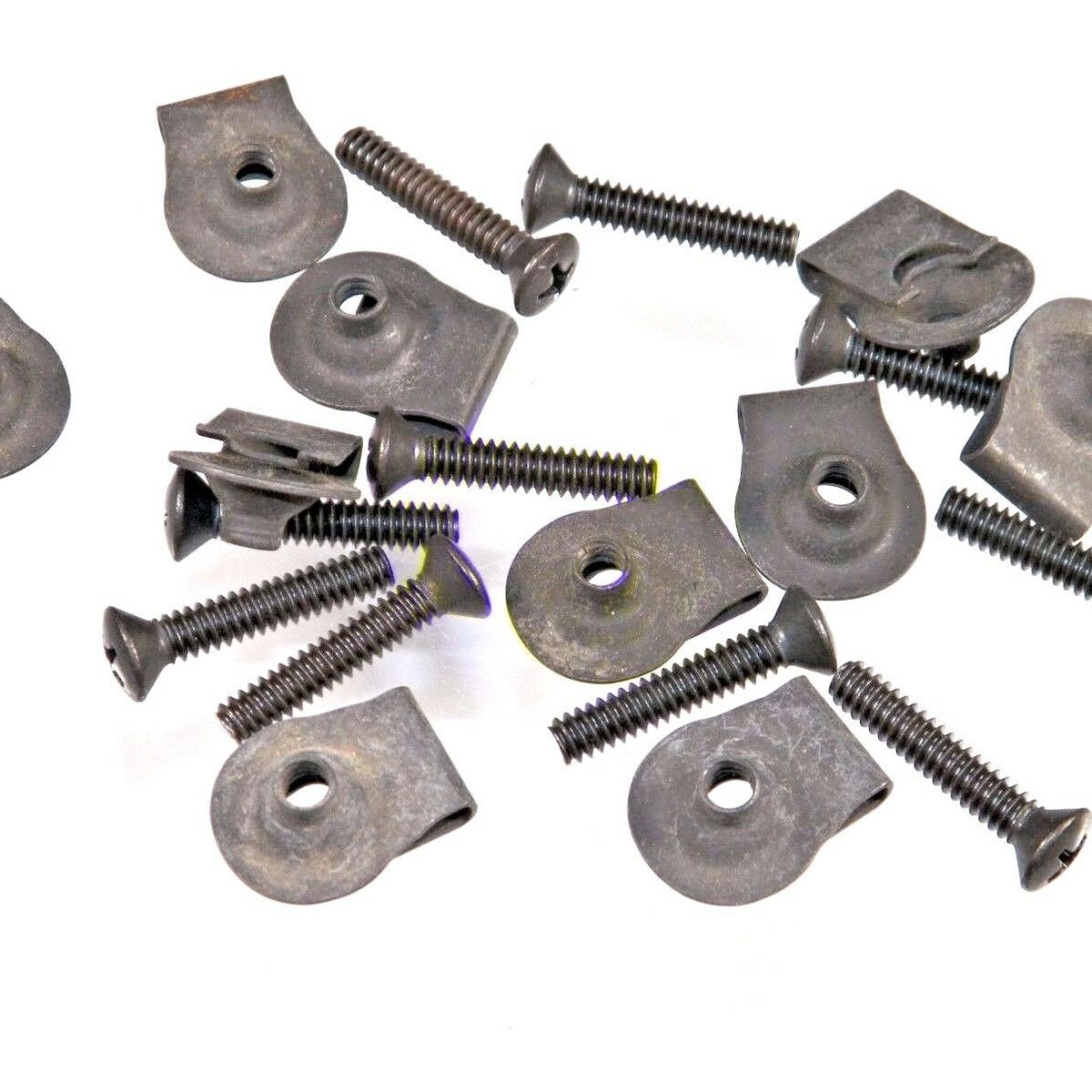 Grille & Exterior Fastener Kit #10-24 x 1 Screws With Round J Nut Clip ...