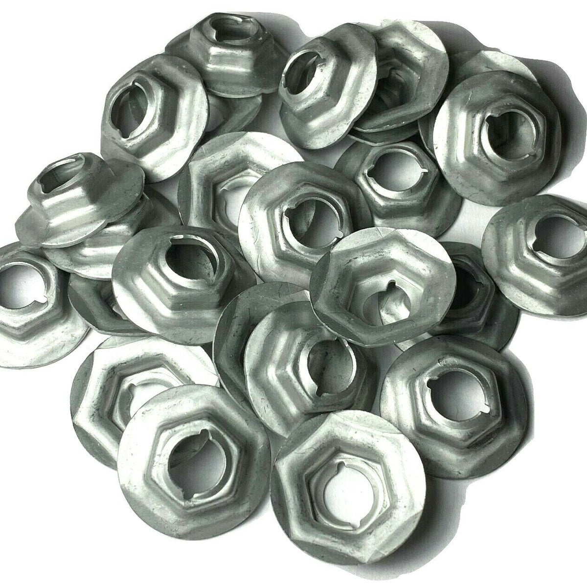 Emblem & Trim Thread Cutting PAL Nuts Fits 5/16 Stud 1/2" Hex (Qty-25 ...