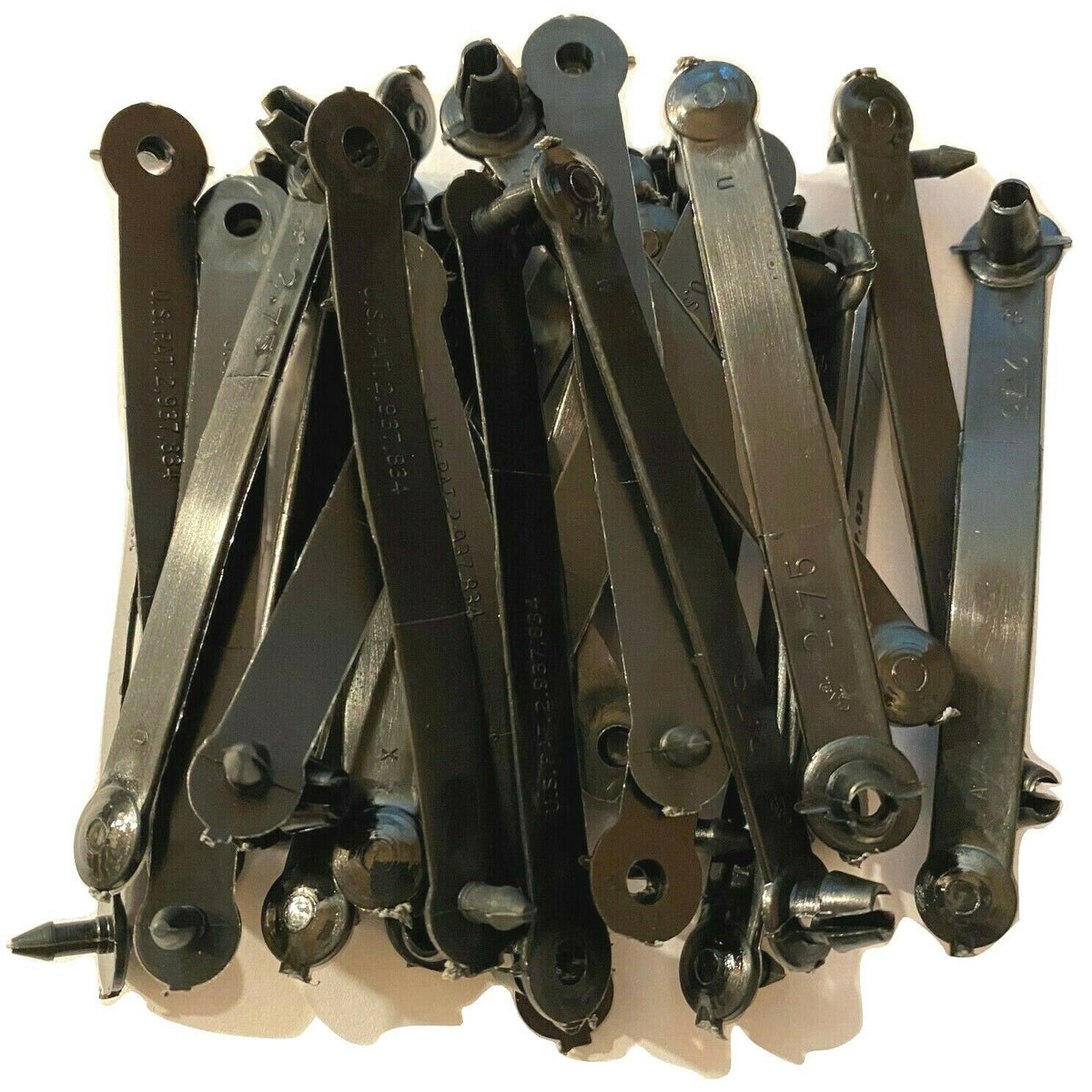 2-3/4" Long Black Nylon Wiring Harness Straps GM Ford Mopar (Qty-25 ...