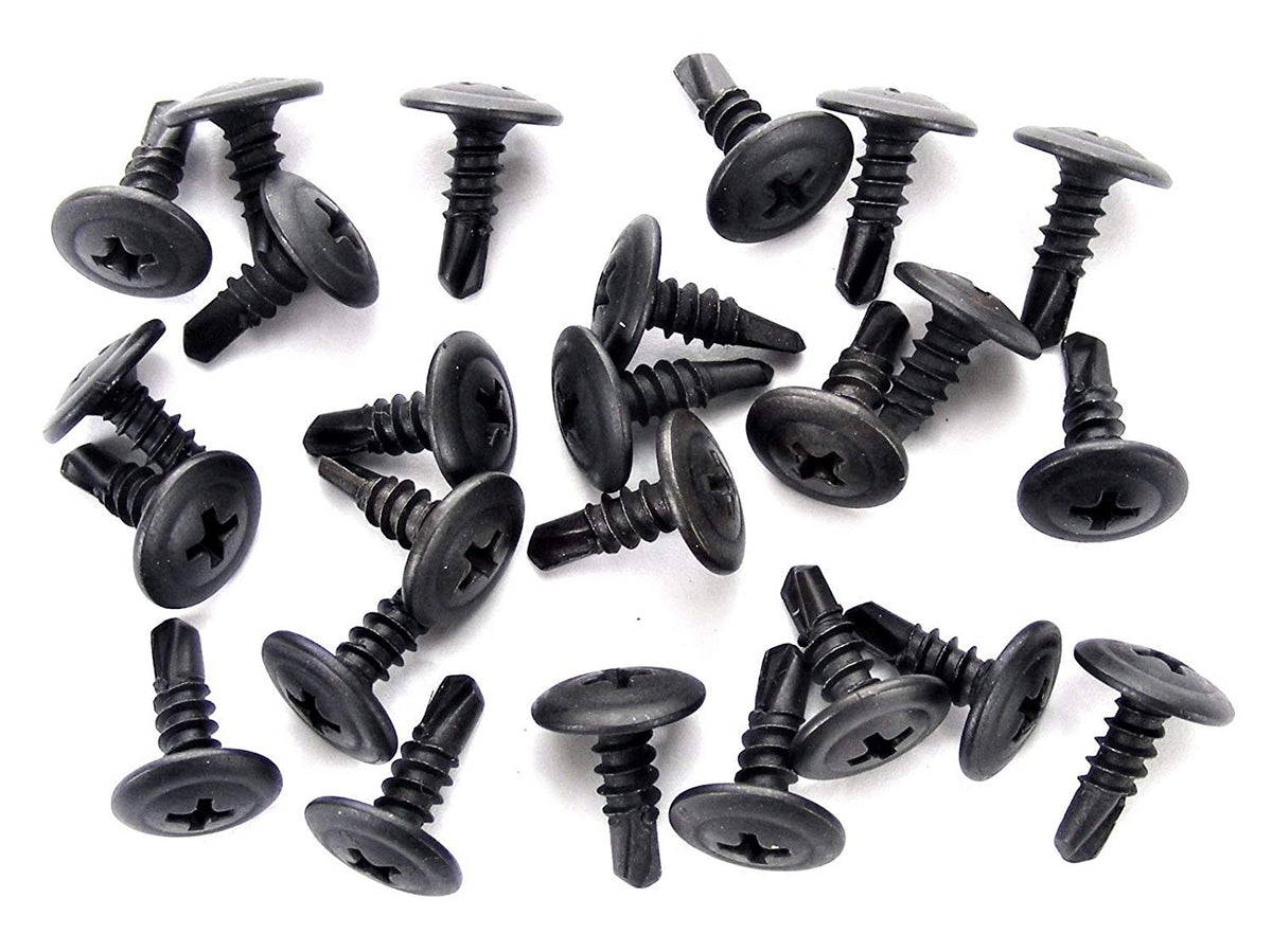 #8 X 1/2" Phillips Washer Head Self Tap Trim Screws Fits Ford GM Mopar ...