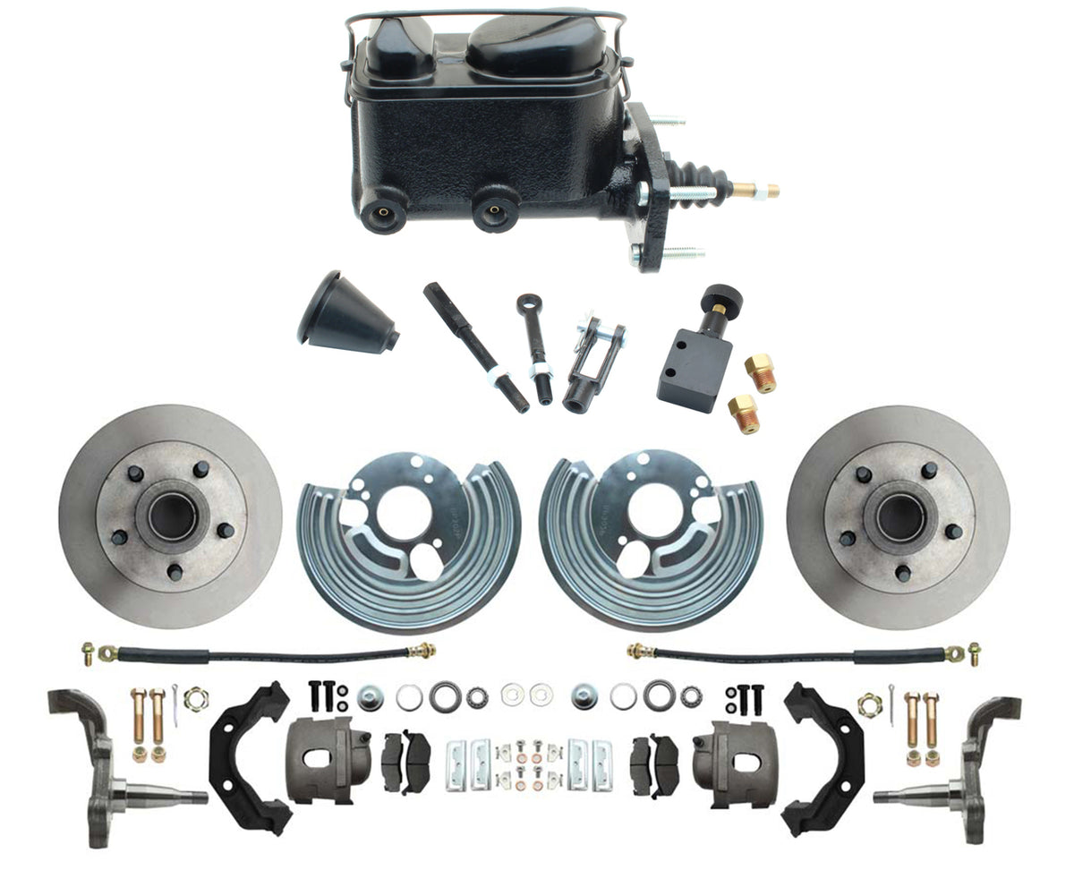 62-72 Mopar B & E Body Front Disc Brake Conversion Kit Std Manual Mast ...